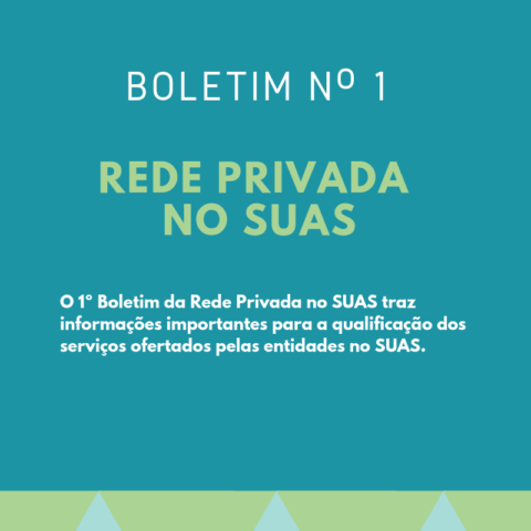 Confira o 1º Boletim da Rede Socioassistencial Privada do SUAS – Blog Rede SUAS