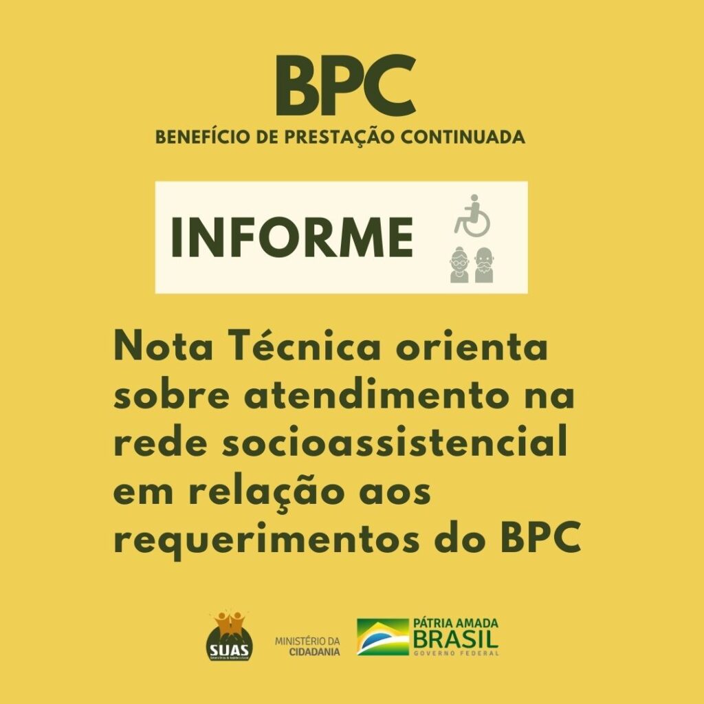 Nota Técnica orienta sobre atendimento na rede socioassistencial em ...