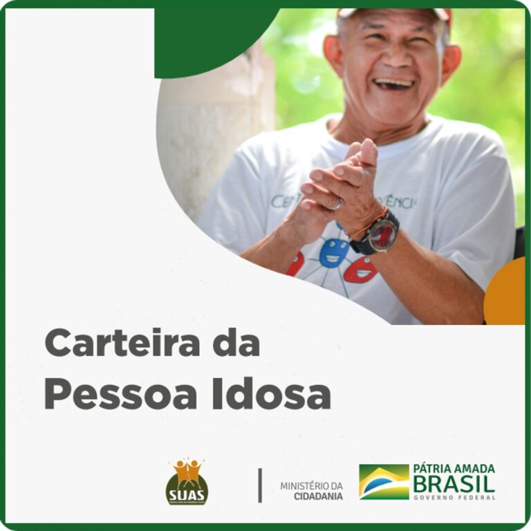 SNAS lança cartilha sobre Carteira do Idoso – Blog Rede SUAS